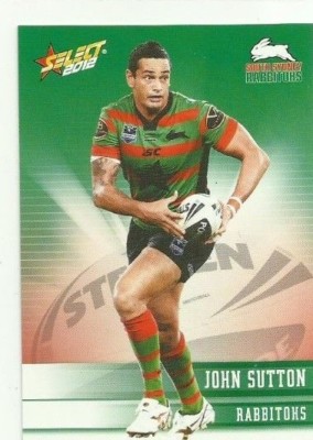 2012 NRL CHAMPIONS SOUTH SYDNEY RABBITOHS JOHN SUTTON CARD #153 | eBay
