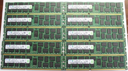 Lot De 10 Samsung 8GB PC3-12800R-11-11-E2 DDR3-1600 M393B1K70DH0-CK0 ...