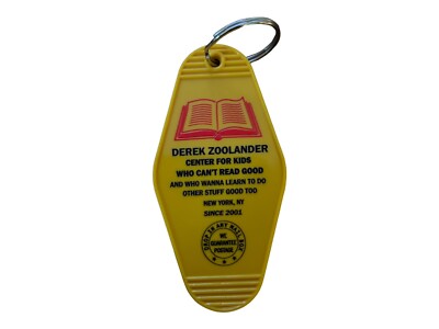 DEREK ZOOLANDER center for kids who cent read good insoired keytag | eBay