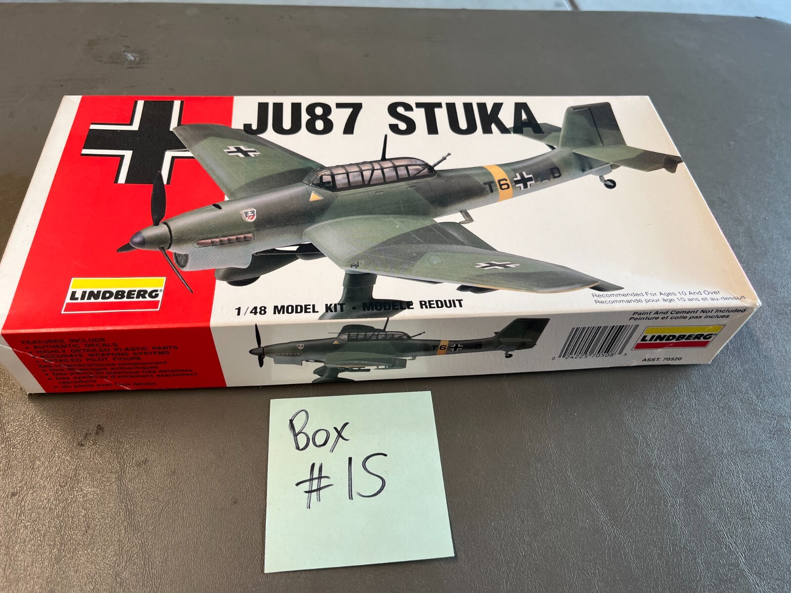 Lindberg 1/48 German JU87 Stuka WWII Plane Model Kit 70520 | eBay