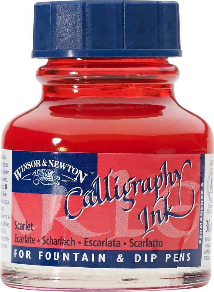 Winsor & Newton Calligraphy Art & Lettering Ink 30ml - BUY 3 GET 1 FREE ...