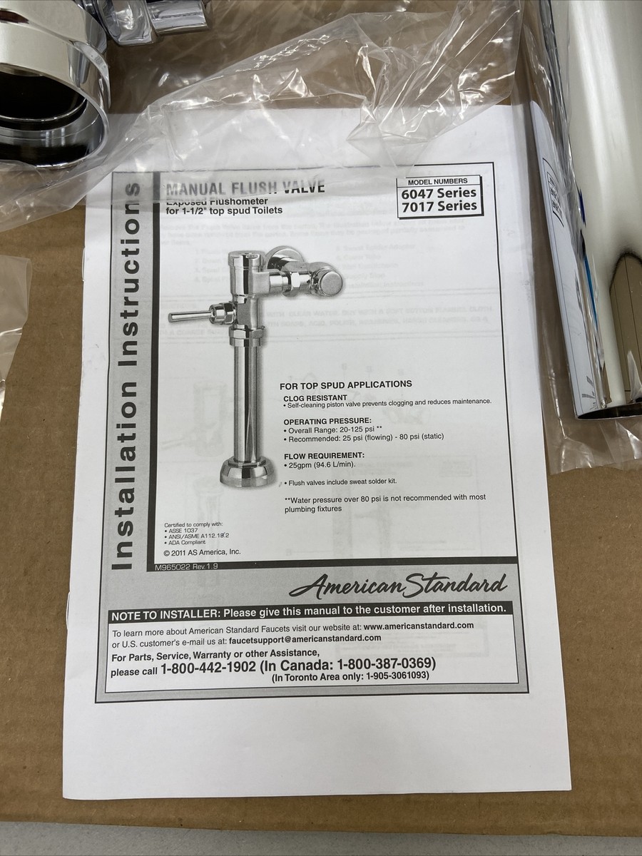 American Standard Service Manual
