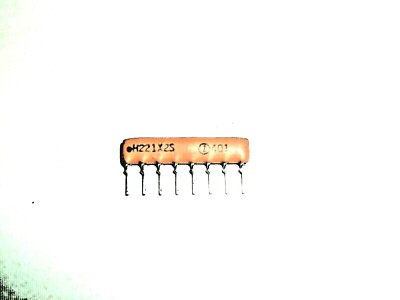 220 Ohm 8 Pin SIP (single inline package) Resistor (New Old Stock)(QTY ...