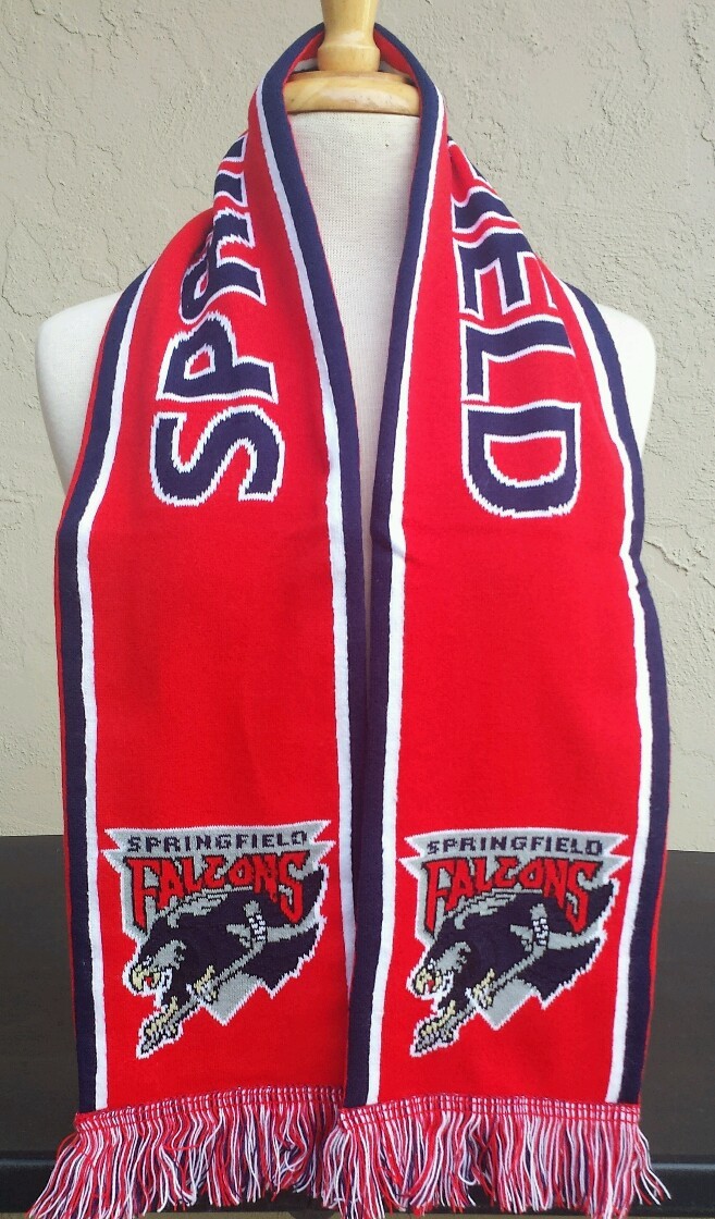Springfield Falcons Hockey Scarf ~ AHL Scarf | eBay