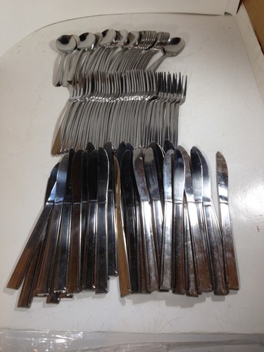 Lot of Over 100 Brand Ware 245 Stainless Flatware | eBay