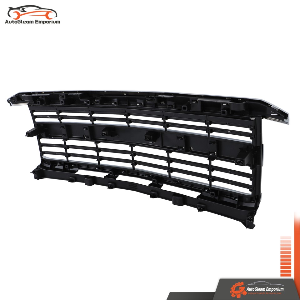 Chrome Front Grill Chrome 23335298 Painted For Silverado 2500HD 3500HD ...