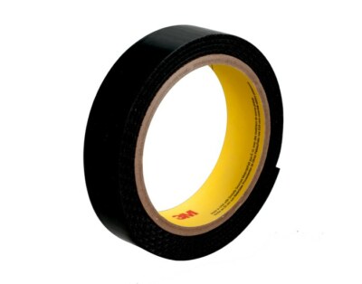 3M SJ3519FR Flame Resistant HOOK Reclosable Fastener w/Adhesive Black 1 ...