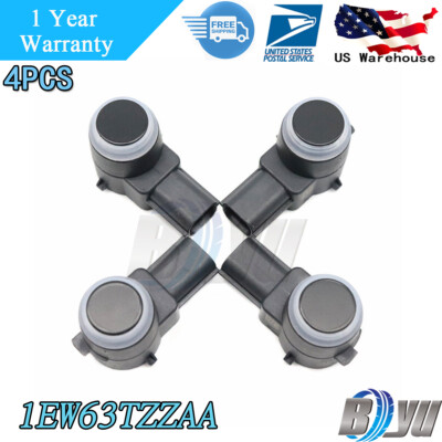 4pcs NEW Park Assist PDC Sensor 1EW63TZZAA for Dodge Chrysler Jeep Ram ...