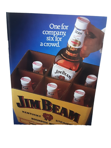 Vintage 1982 Jim Beam Bourbon Whiskey Print Ad One for Company Six for ...