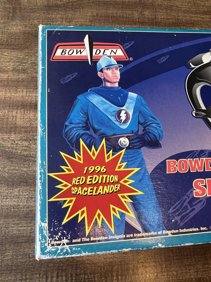 BOX ONLY** BOWDEN BLACK SPACELANDER FUTURISTIC BICYCLE 12" LONG DIE ...