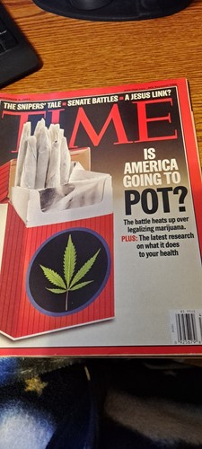 TIME Magazine - November 4, 2002 - The Battle over leaglizing Pot ...