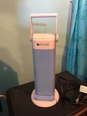 Ott-Lite True Color Portable Folding Table Lamp Model #T80812 Rotating ...
