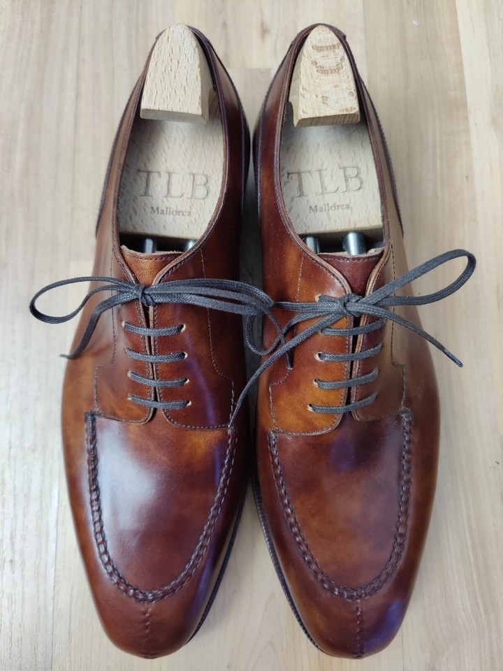 TLB Mallorca Artista Museum, UK 9.5G Wide, Metal Toe Tap & JR Soles, No ...