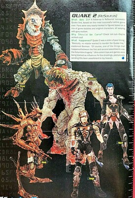 2000 QUAKE II Action Figures SLEEG SHAMBLER KLESK SARGE SLASH = TRADE ...