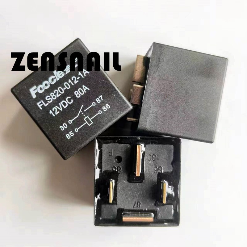 1PCS FLS820-012-1A FOOCLE Relay 12V 80A Flat Angle Relay Short Leg ...