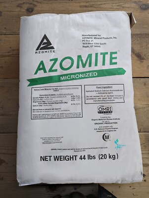 44 Pound AZOMITE Volcanic Ash Rock Dust Powder -67 Trace Minerals ...