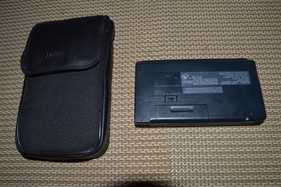 Sharp Zaurus ZR-3500X Personal Digital Assistant With Case | eBay