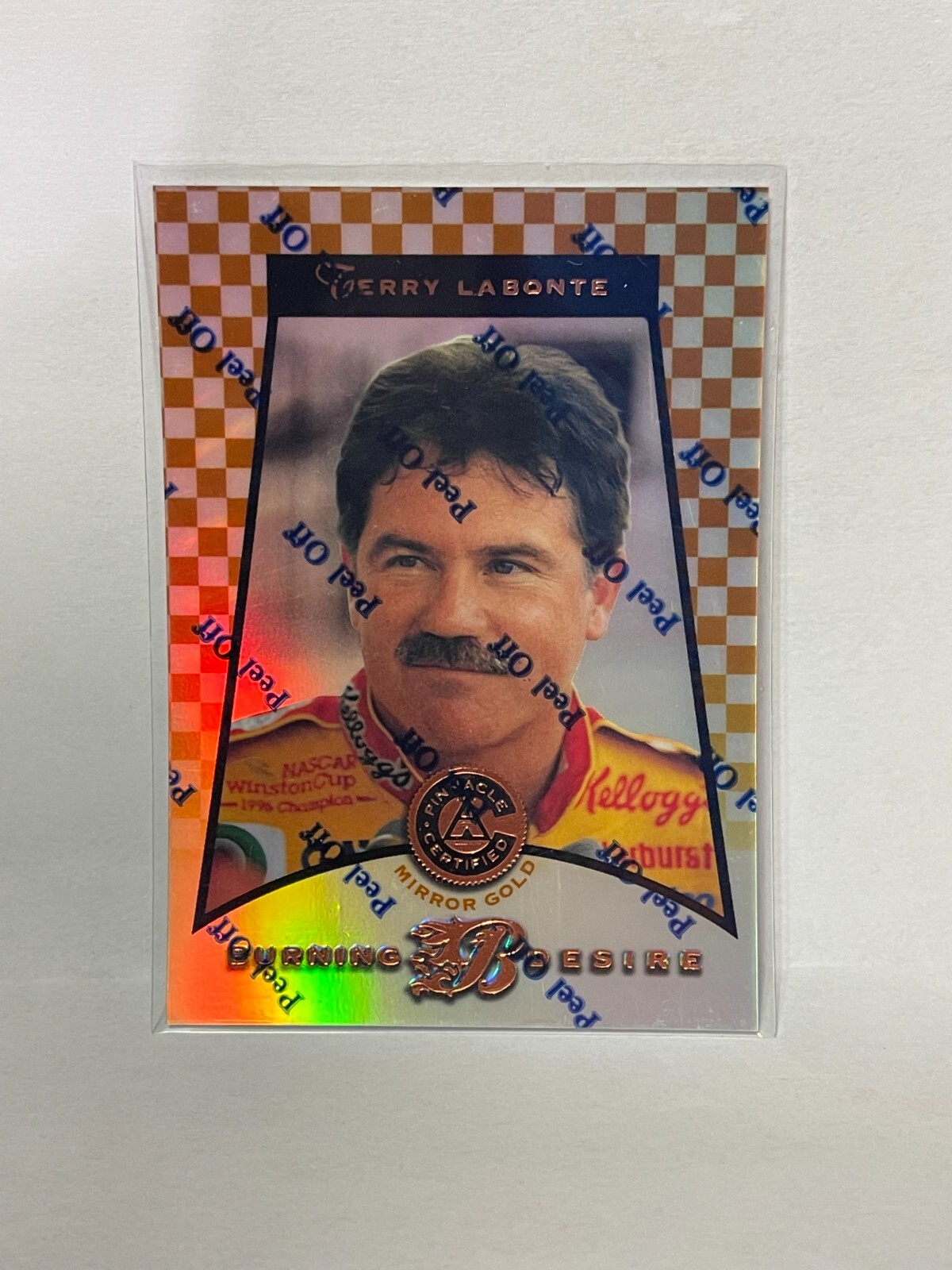 1997 Pinnacle Certified - Burning Desire Mirror Gold #90 Terry Labonte ...