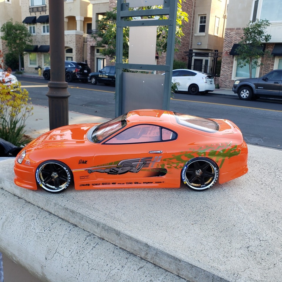 200mm 1/10 Custom SUPRA 4Tec-2 Drift RDS HPI DC10 FZ02 MST TT02 Body ...
