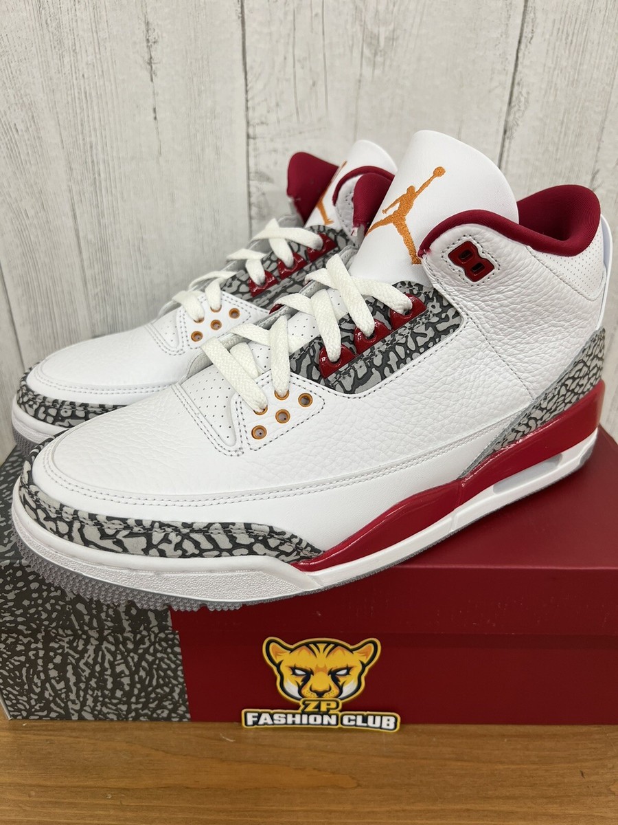 Air Jordan 3 Retro Cardinal Red MENS CT8532-126 GS 398614 Air Jordan 3 Retro Cardinal Red MENS CT8532-126 GS 398614