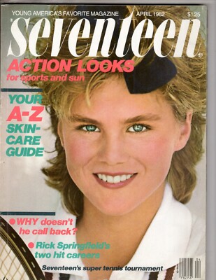 Vintage Seventeen Magazine April 1982 RICK SPRINGFIELD | eBay
