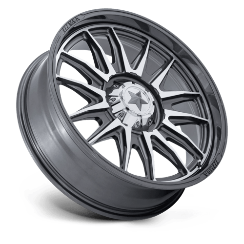 20x7 MSA Offroad M55 Commander Platinum W/ Machined Face UTV Wheel 5x4 ...