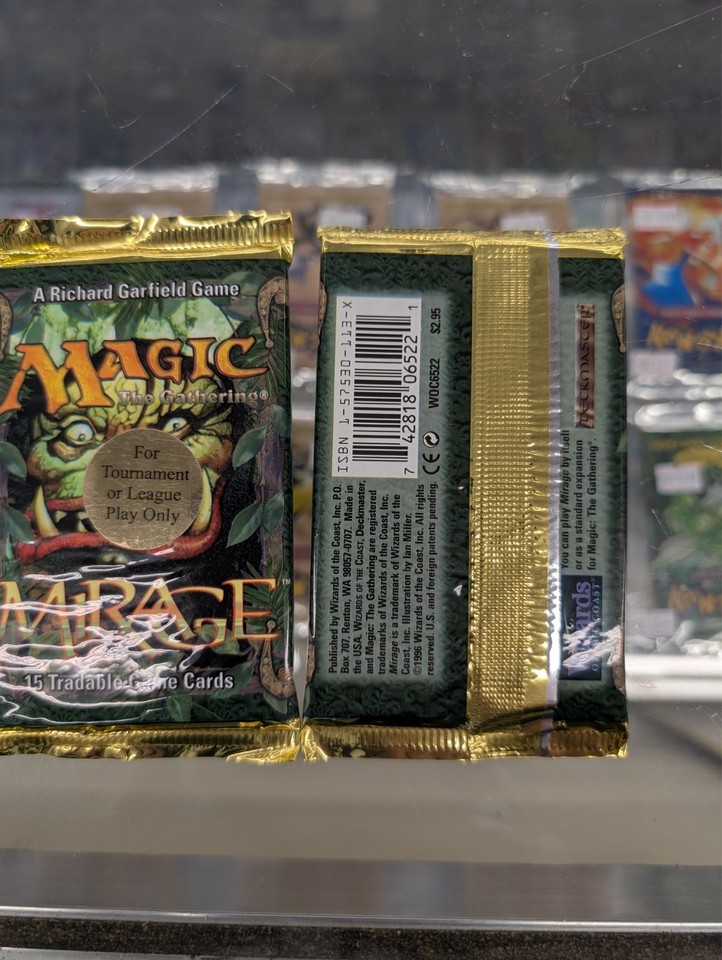 MTG: MIRAGE Sealed Booster Pack from Box - Magic: The Gathering ...