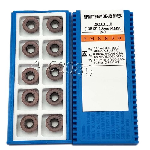 RPMT1204MOE JS R6 Milling insert Universal material for EMR 6R Round ...