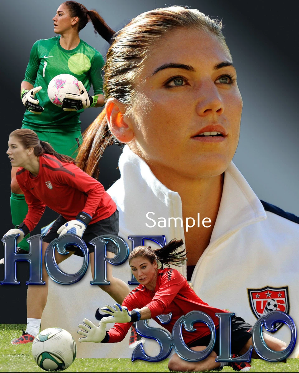 Hope Solo Playing Soccer