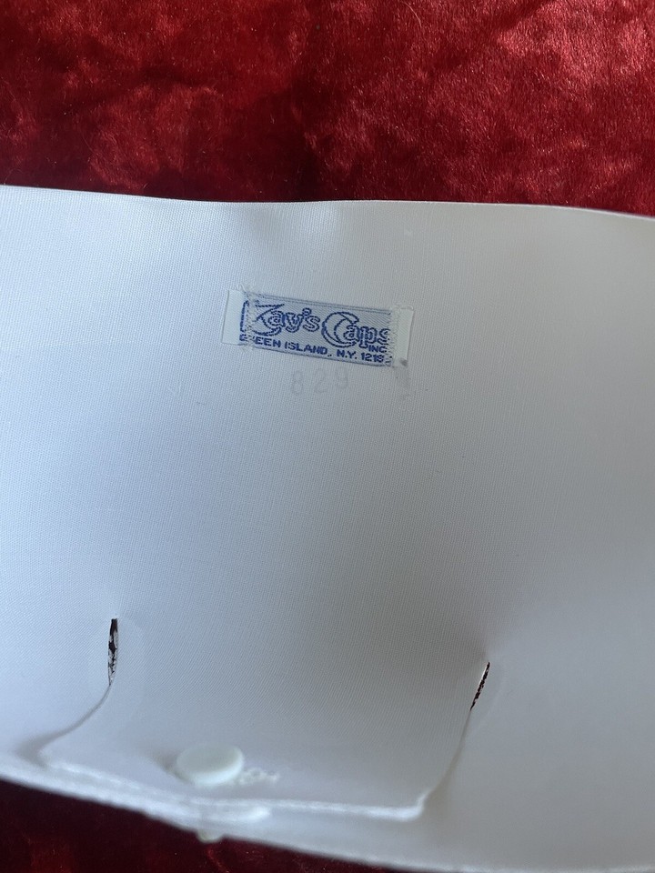 AUTHENTIC FLARE WING NURSE CAP OLD FASHION VINTAGE COSTUME HAT WHITE ...