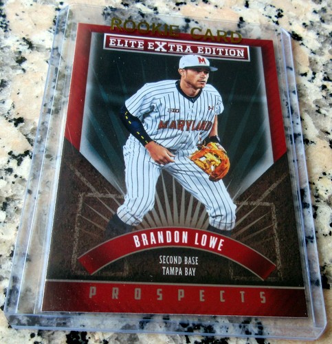 BRANDON LOWE 2015 Elite 1st TRUE Rookie Card RC Tampa Bay Rays Grand ...