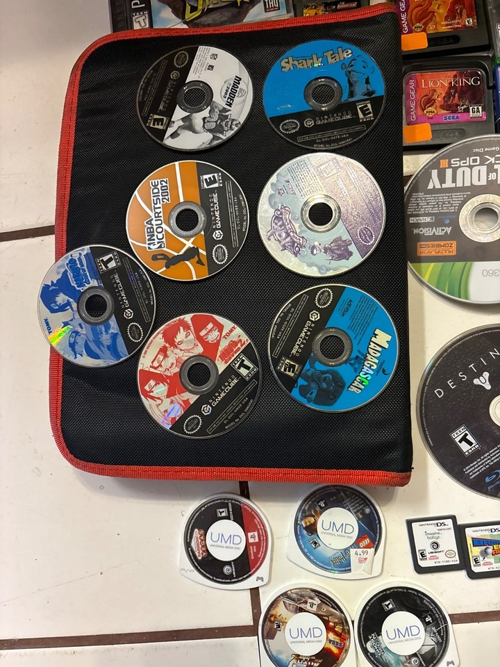 Vintage Retro Game Lot Bundle Nintendo ps1 SNES GameCube untested as is ...