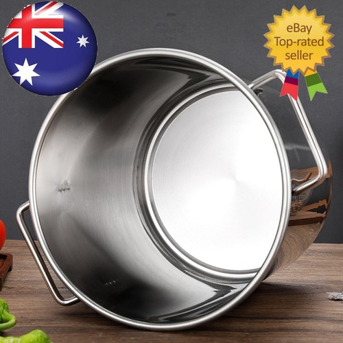 Premium Stainless Steel Soup Bucket | Perfect for Boiling & Simmering ...