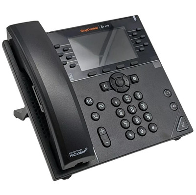 Lot 10 Poly VVX 450 12-Line IP Phones for RingCentral PoE + Power ...