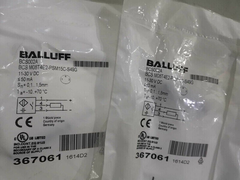 1PC New Original BALLUFF Proximity Switch BCS002A BCS M08T4E2-PSM15C ...