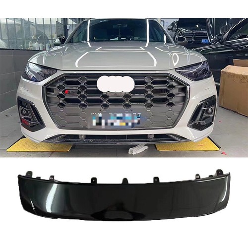 For Audi Q5 RS SQ5 2021 2022 Front Bumper Lip Lower Painted Black | eBay