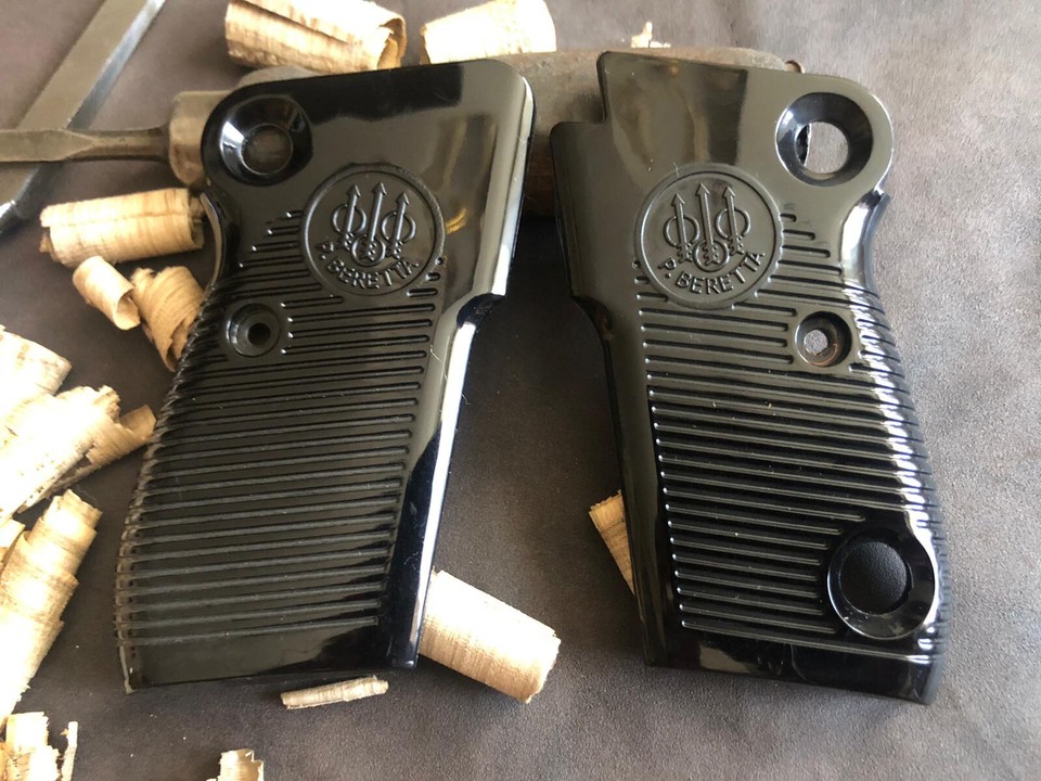 Beretta 1951. Helwan Brigadier. The Tariq (Iraqi Beretta) Black Grips ...