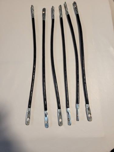 6 AWG Guage 14" RXV Quick Connect Golf Cart Battery Cables 6 pc Set 5/ ...