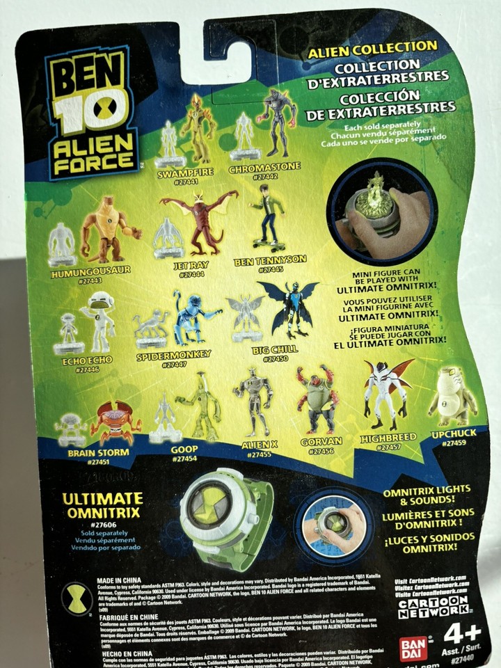Ben 10 Alien Force ALIEN X figure with Exclusive Trading Card ben10 ...