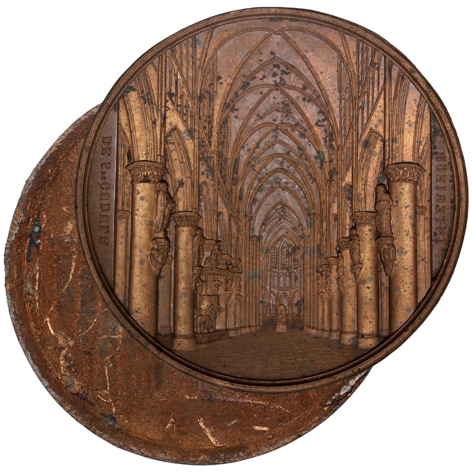 BELGIUM. Cathedral of Sts. Michael and Gudula Shells / by Wiener ...