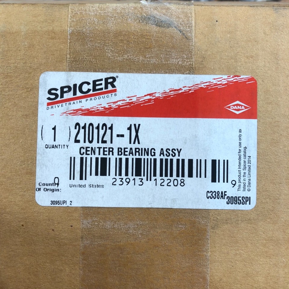 Genuine Spicer 210121-1X Dana Driveshaft Center Support Bearing | eBay