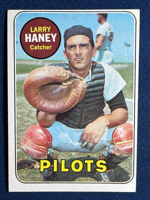 1969 TOPPS #209 LARRY HANEY (SEATTLE PILOTS) BASEBALL CARD | eBay