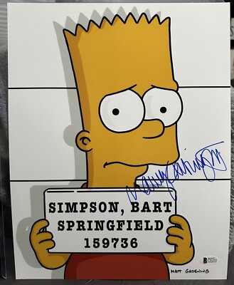 NANCY CARTWRIGHT SIGNED THE SIMPSONS PHOTO! 11X14 AUTOGRAPH! RARE BART ...