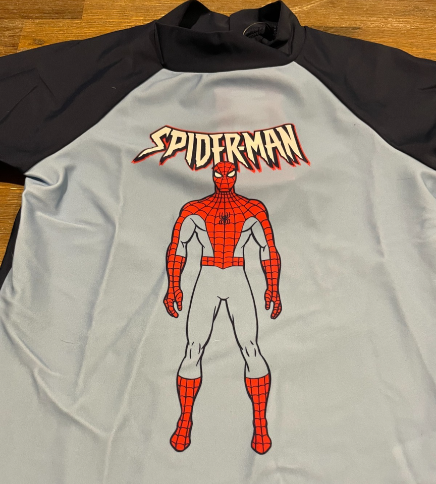 Boys size 2 MARVEL Spiderman rash vest top rashie UPF50+ NEW 5478 | eBay
