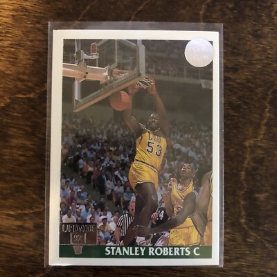 1991-92 Front Row Update Silver Stanley Roberts #58 Rookie RC LSU | eBay