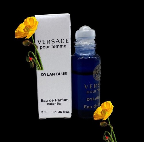 Versace Pour Femme Dylan Blue EDP 3ml Roller Ball Sample New Box Rose ...