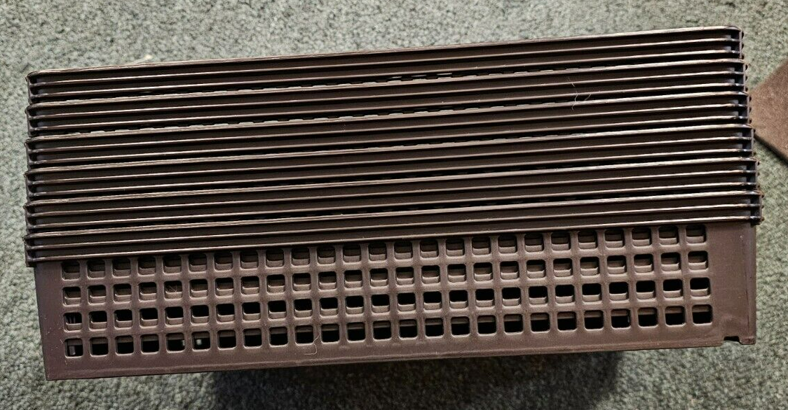 Plastic Stacking Storage Baskets Stacking Plastic Tray Baskets Black 6 ...