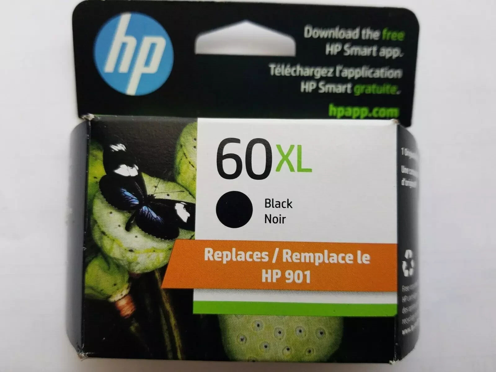 NEW HP 60XL CC641WN Black Printer Ink Cartridge OEM Sealed Exp 2026 ...
