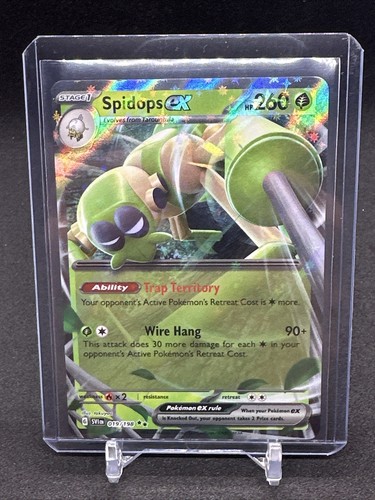 Spidops EX 019/198 Scarlet & Violet Ultra Rare Pokemon TCG Card Holo NM ...