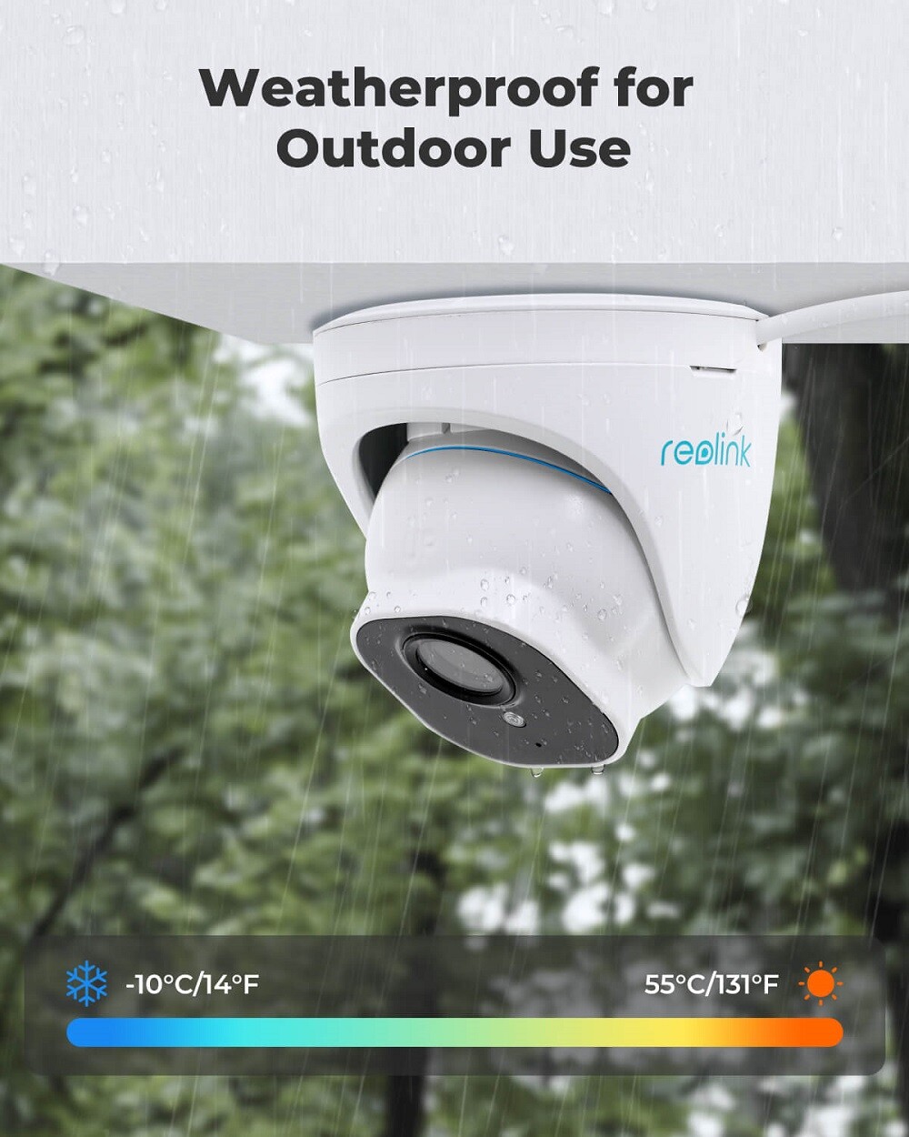 Reolink 5MP Dome PoE Outdoor Surveillance Security Camera Night Vision ...